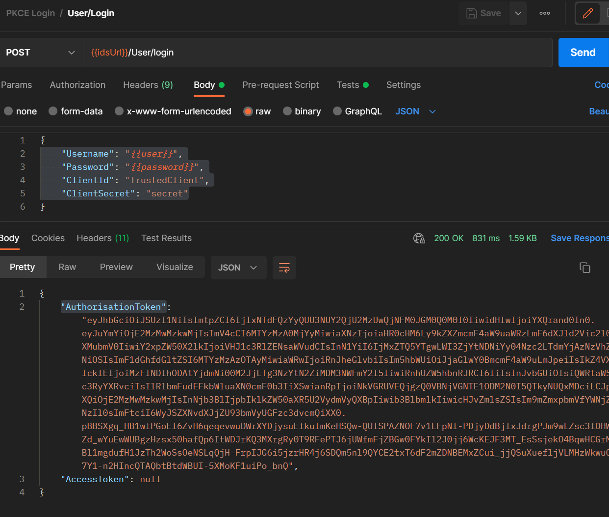 PKCE Login process - Fraxion Prime API - developer portal